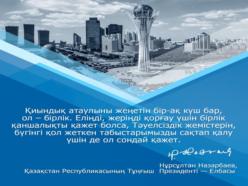 «Мәңгілік ел – мәңгілік тарих» тарих пәні апталығы - SmartSite KZ